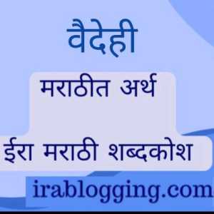 वैदेही नावाचा अर्थ मराठी Vaidehi name meaning in marathi | Read Article ...